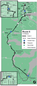 Route 6 to Shelton Map October 2017 – Mason Transit